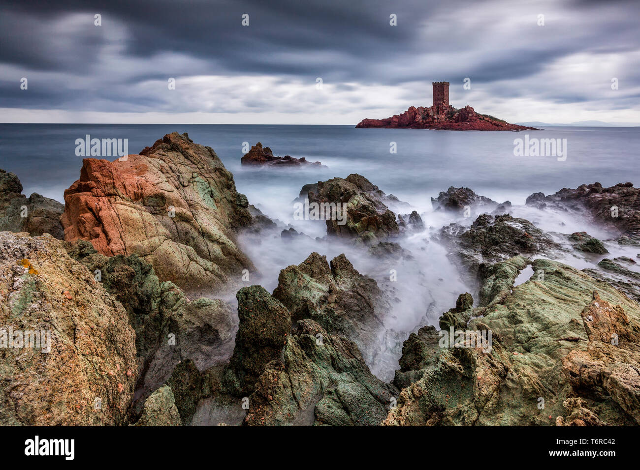 France Cote Azur - Cap Du Dramont, where you can see the Ile d'Or is ...