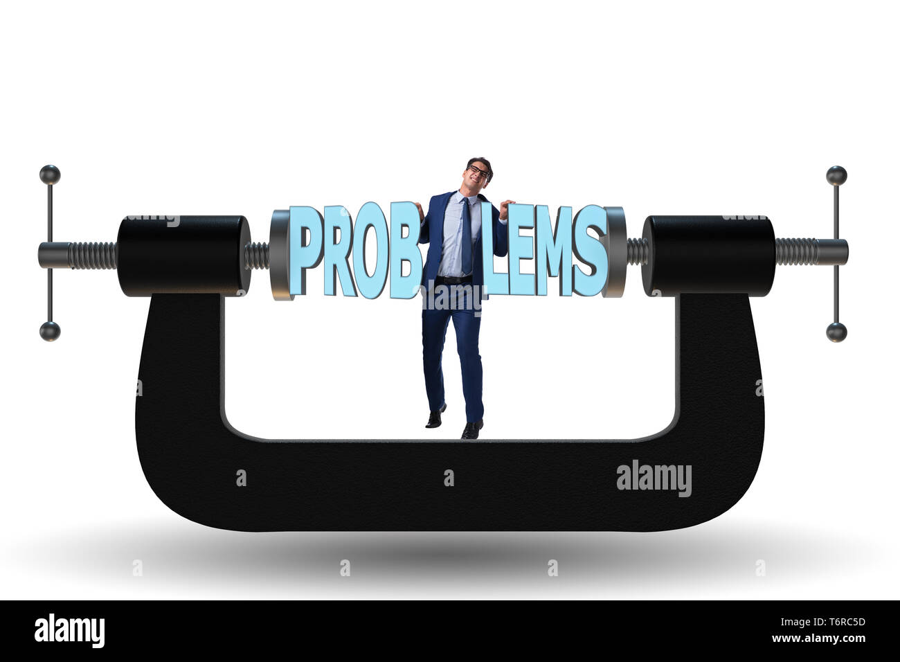 Business problem and challenge concept with businessman Stock Photo - Alamy
