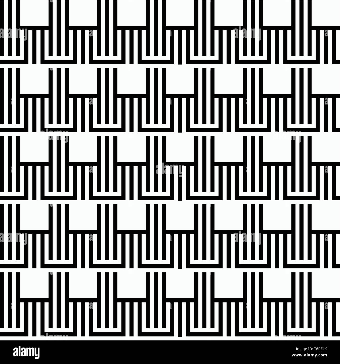 Abstract seamless pattern. Stripes lattice. Modern stylish texture ...