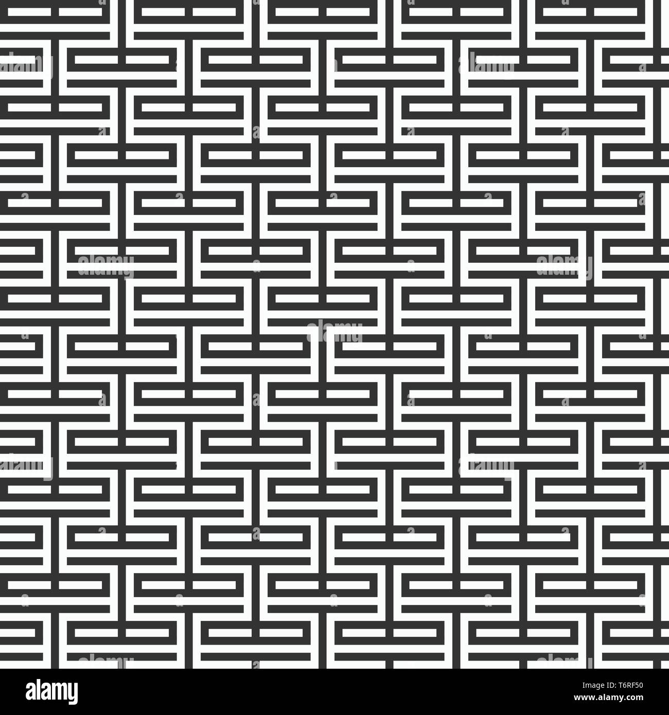 Abstract seamless pattern. Stripes lattice. Modern stylish texture ...