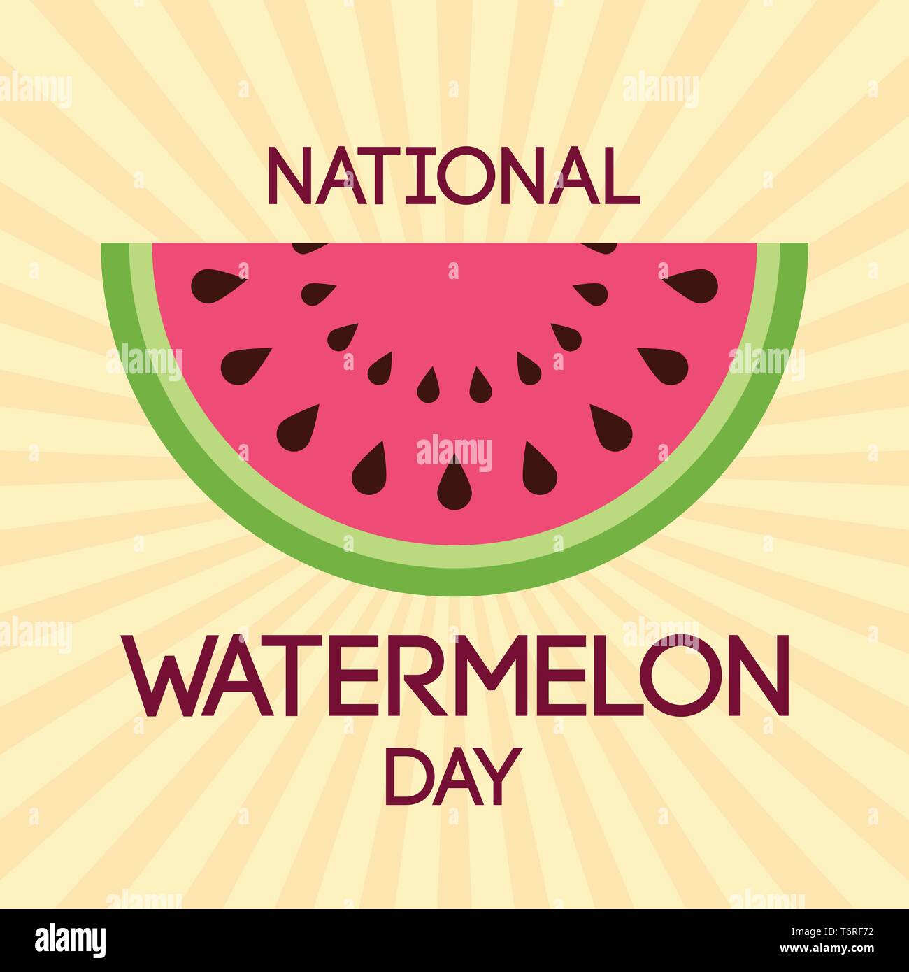 Watermelon slice graphic Stock Vector Images - Alamy