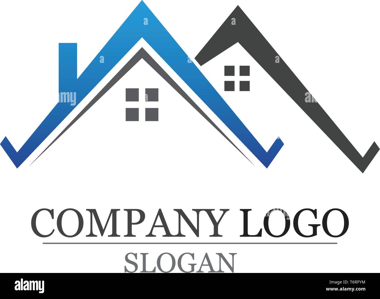 Home and building logo and symbol vector Stock Vector Image & Art - Alamy