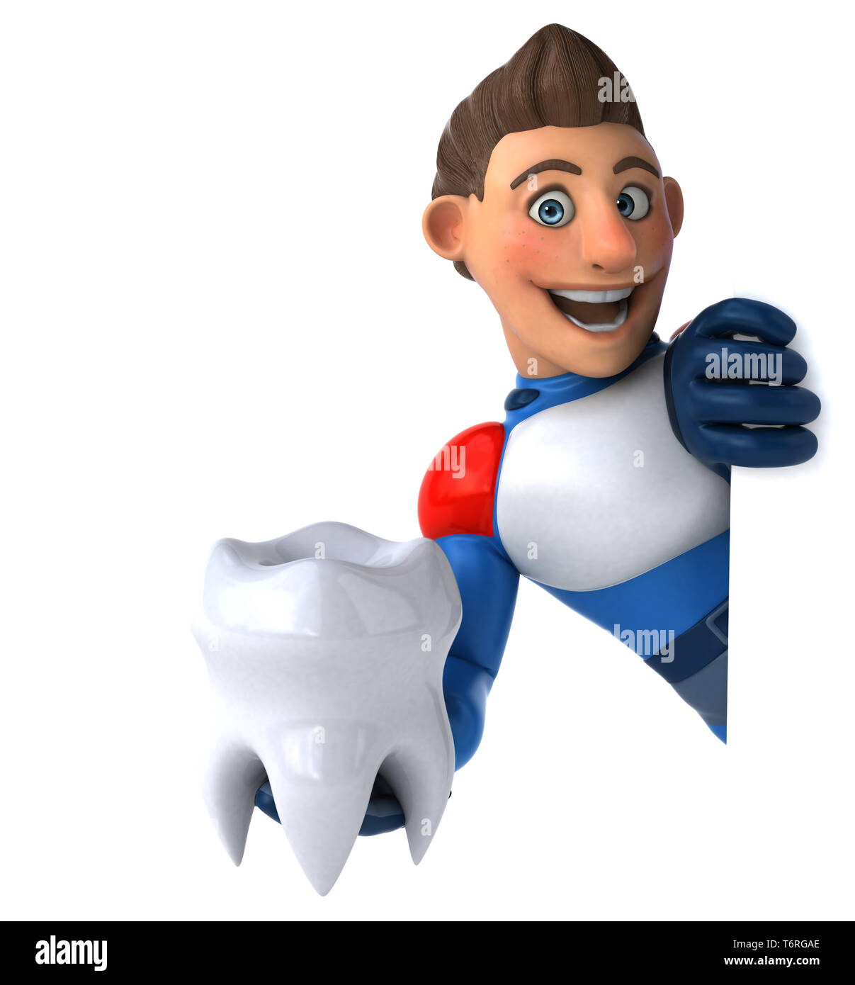 Cartoon illustration teeth super hero hi-res stock photography and ...