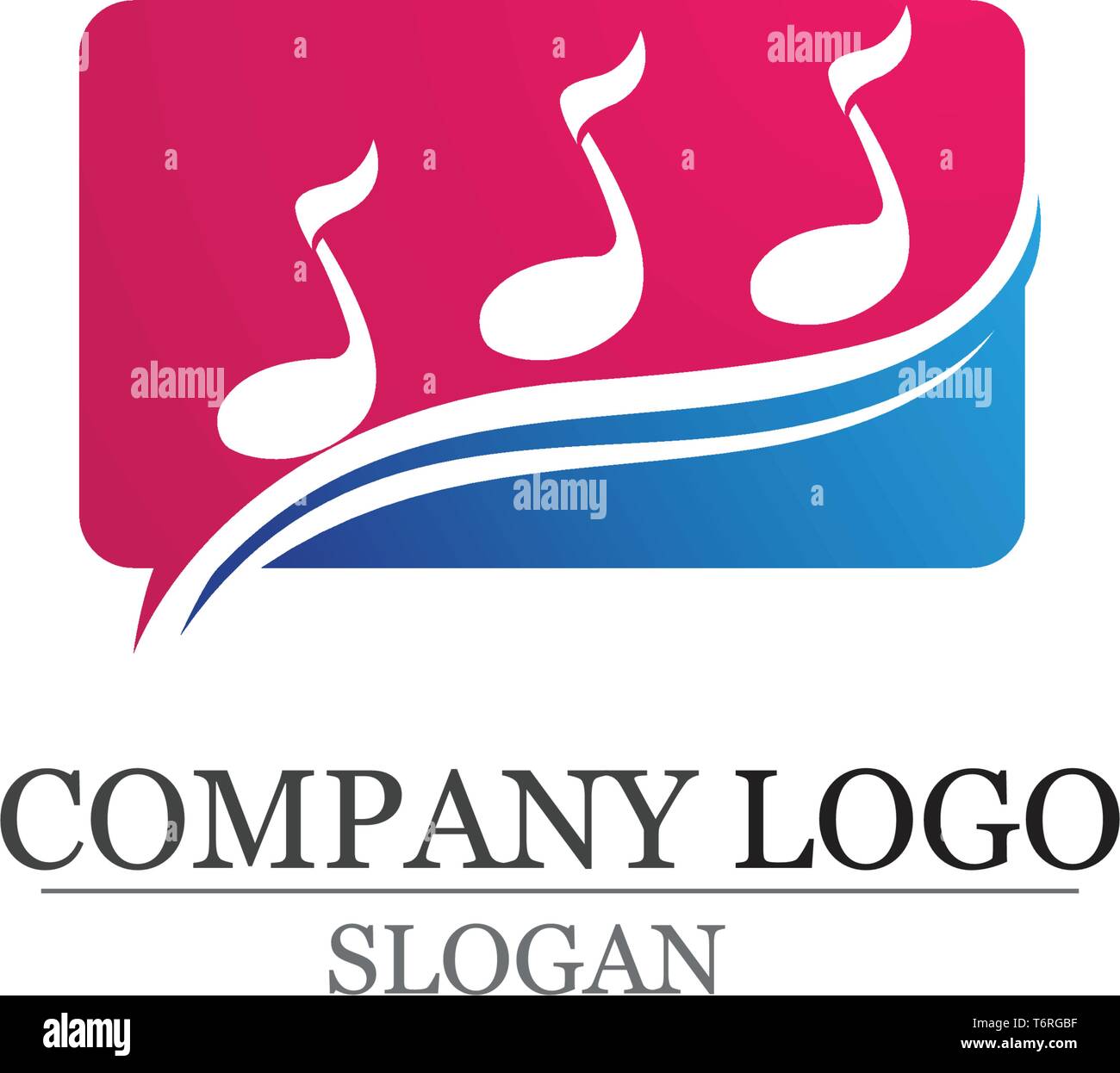 Music note symbols logo and icons template Stock Vector Image & Art - Alamy