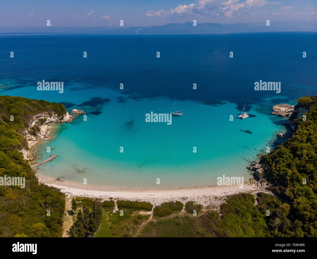 Ionian sea coast nature aerial hi-res stock photography and images - Alamy