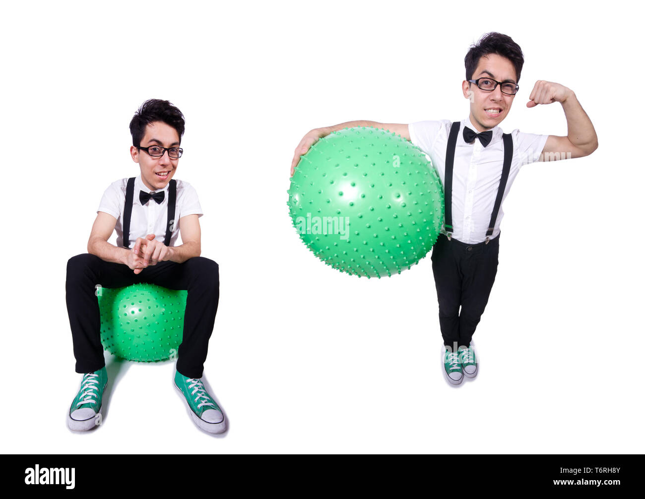 Retro workout funny Cut Out Stock Images & Pictures - Alamy