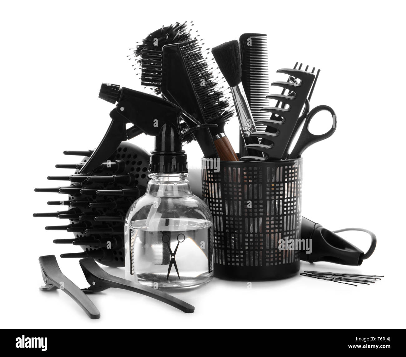 Professional hairdressing tools various Cut Out Stock Images & Pictures ...