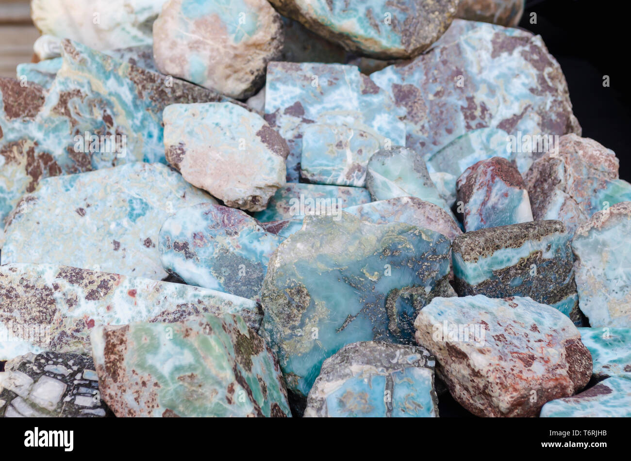 Larimar gemstones hi-res stock photography and images - Alamy