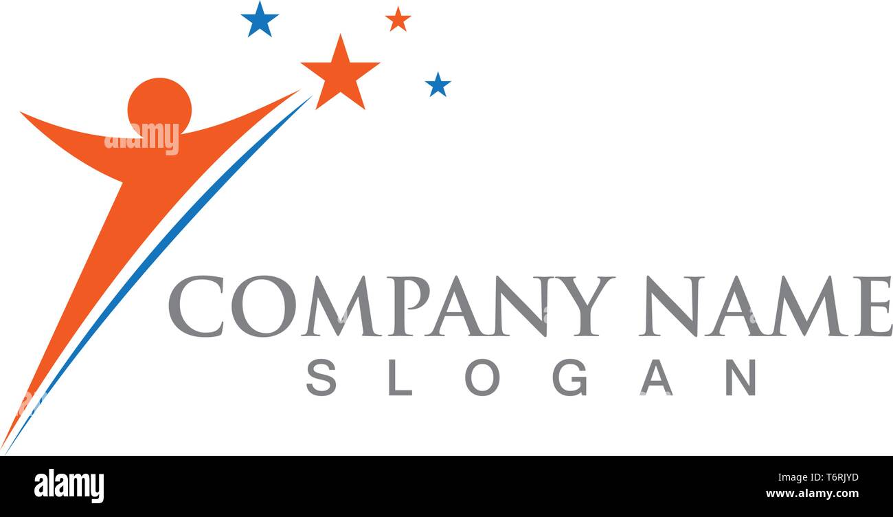 Star success people leadership logo and symbol Stock Vector Image & Art ...