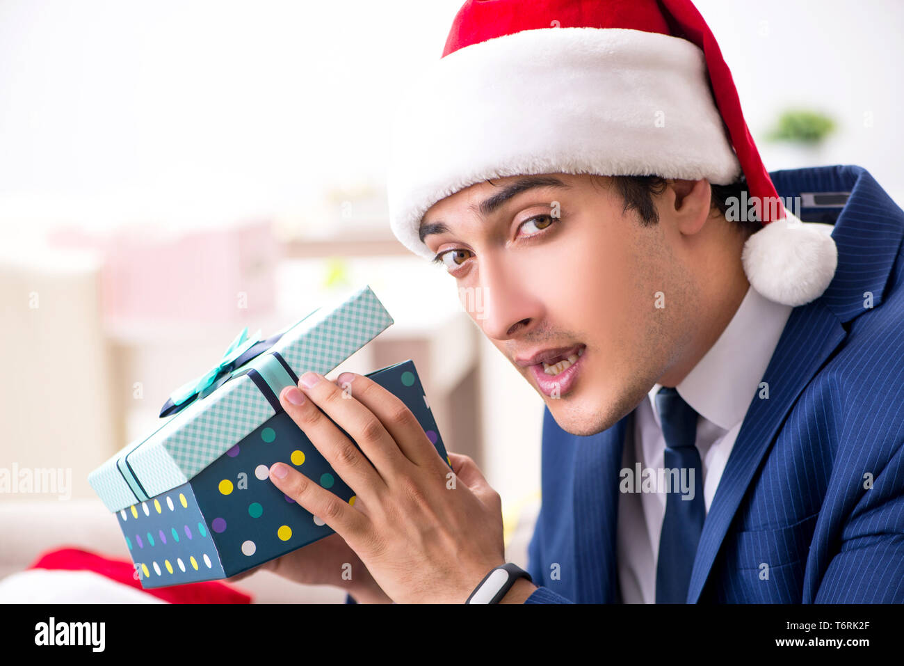 Busy employee working from home Stock Photo - Alamy
