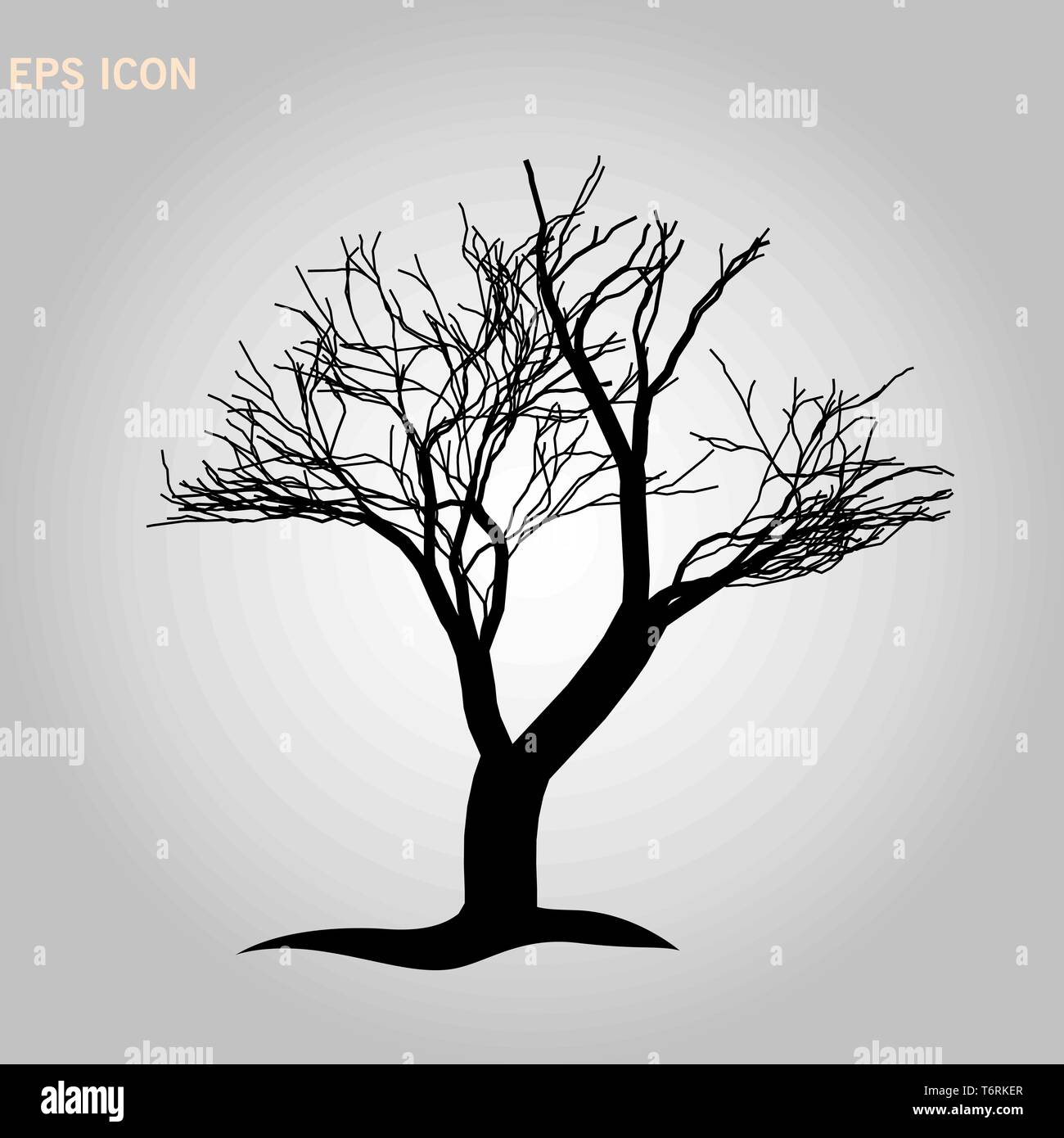 Tree icon. Forest symbol. Flat web sign on white background. Vector eps ...