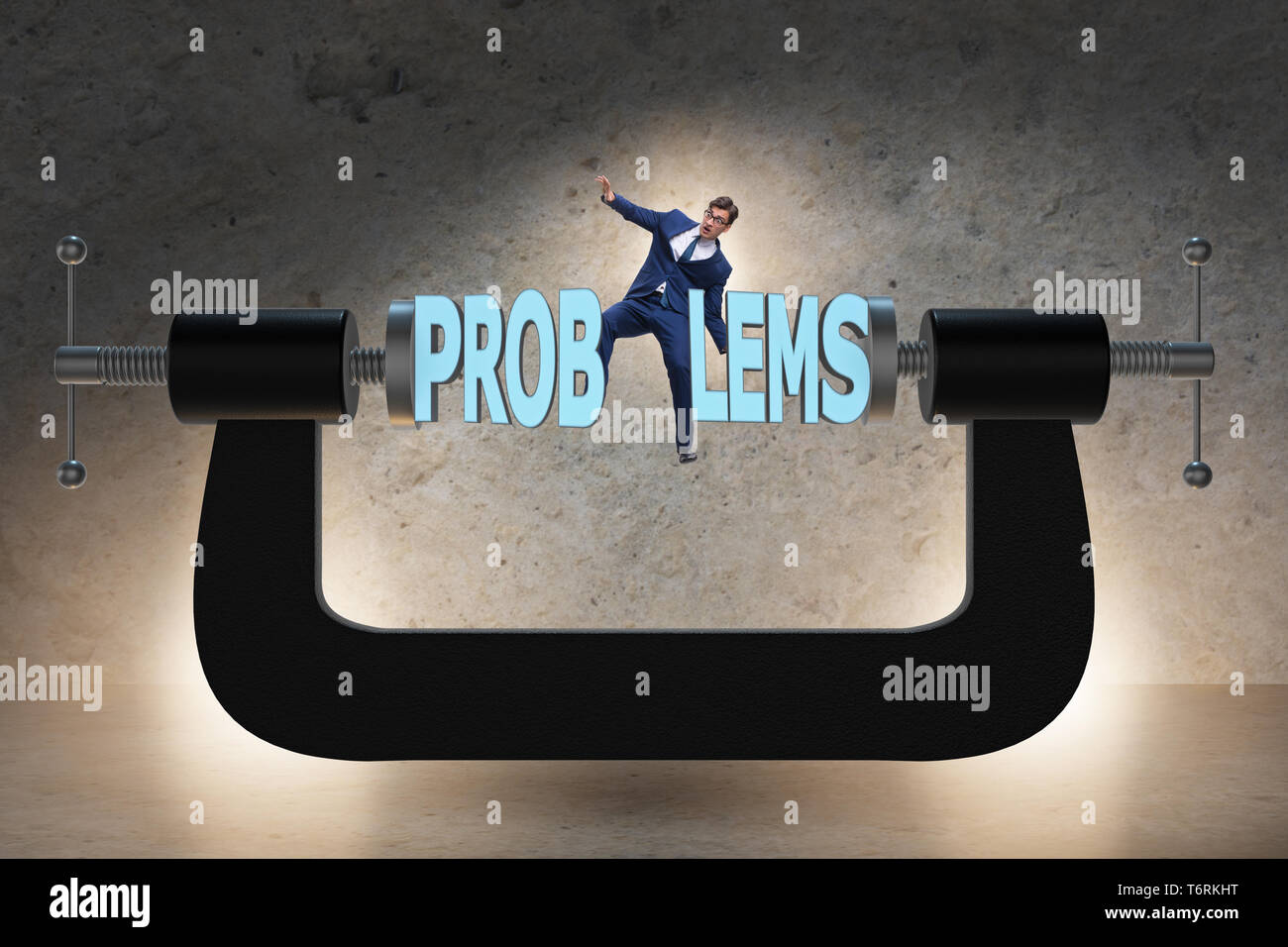 Business problem and challenge concept with businessman Stock Photo - Alamy