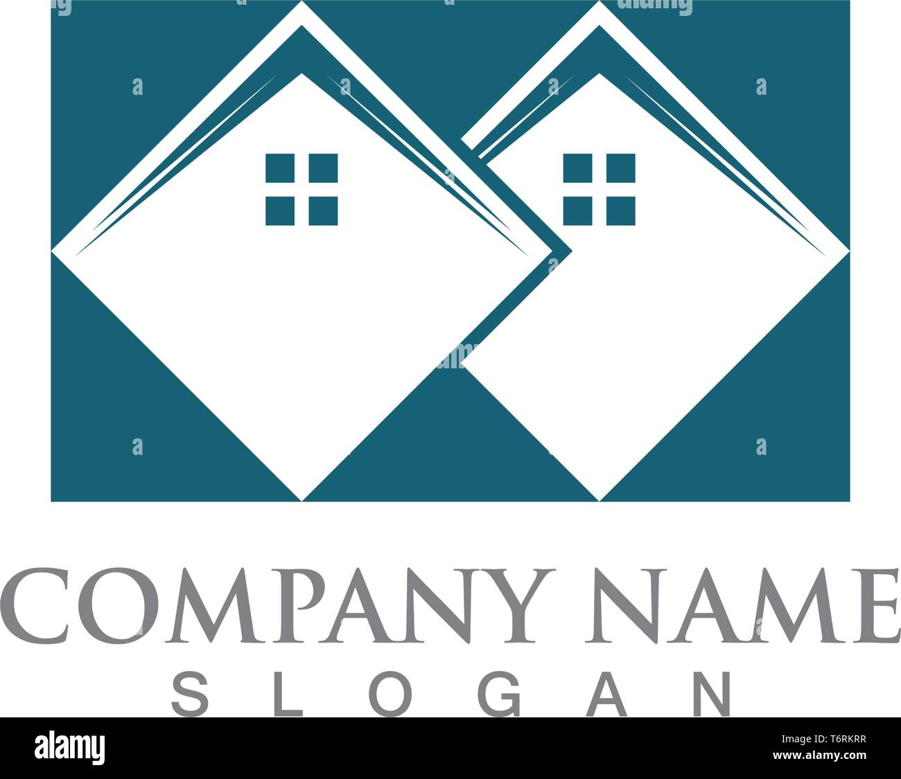 Simple House Home Real Estate Logo Stock Vector Image & Art - Alamy