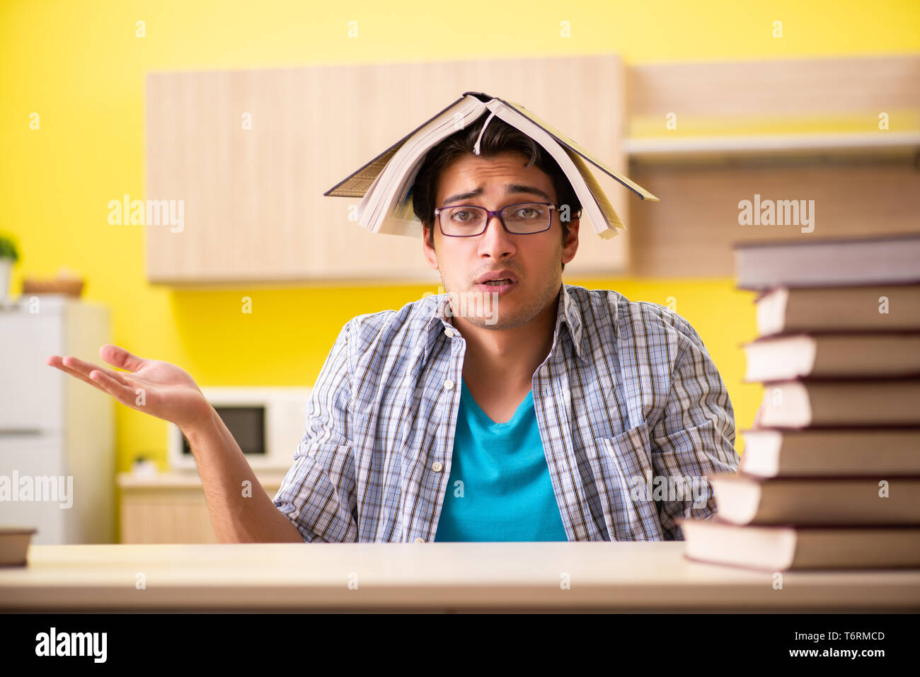 Sitting an exam, stressed hi-res stock photography and images - Alamy