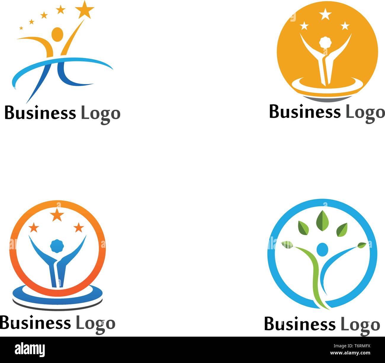 Leadership success team people logo and symbol Stock Vector Image & Art ...