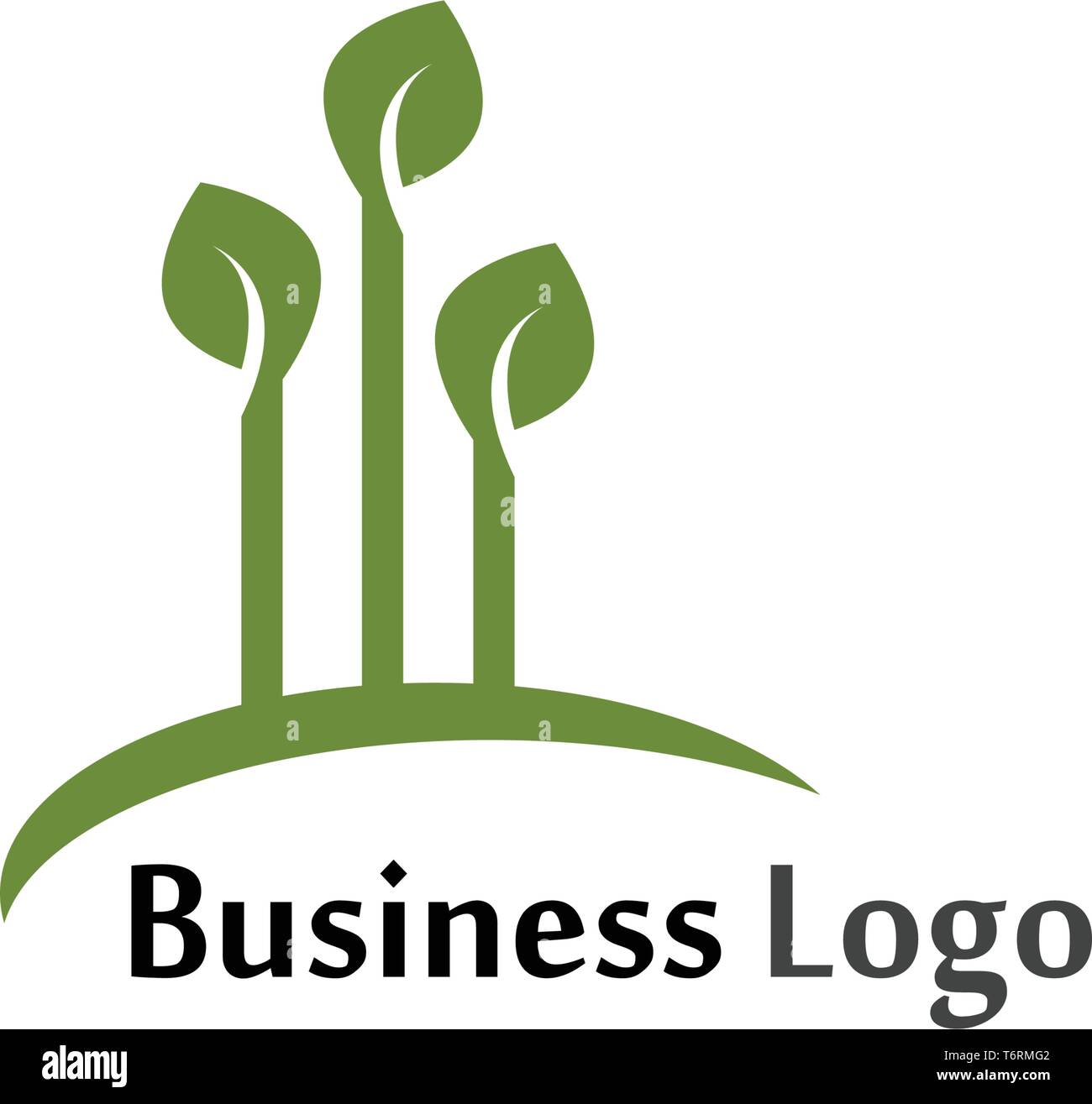 Tree Leaf logo Vector icon Illustration design template Stock Vector ...