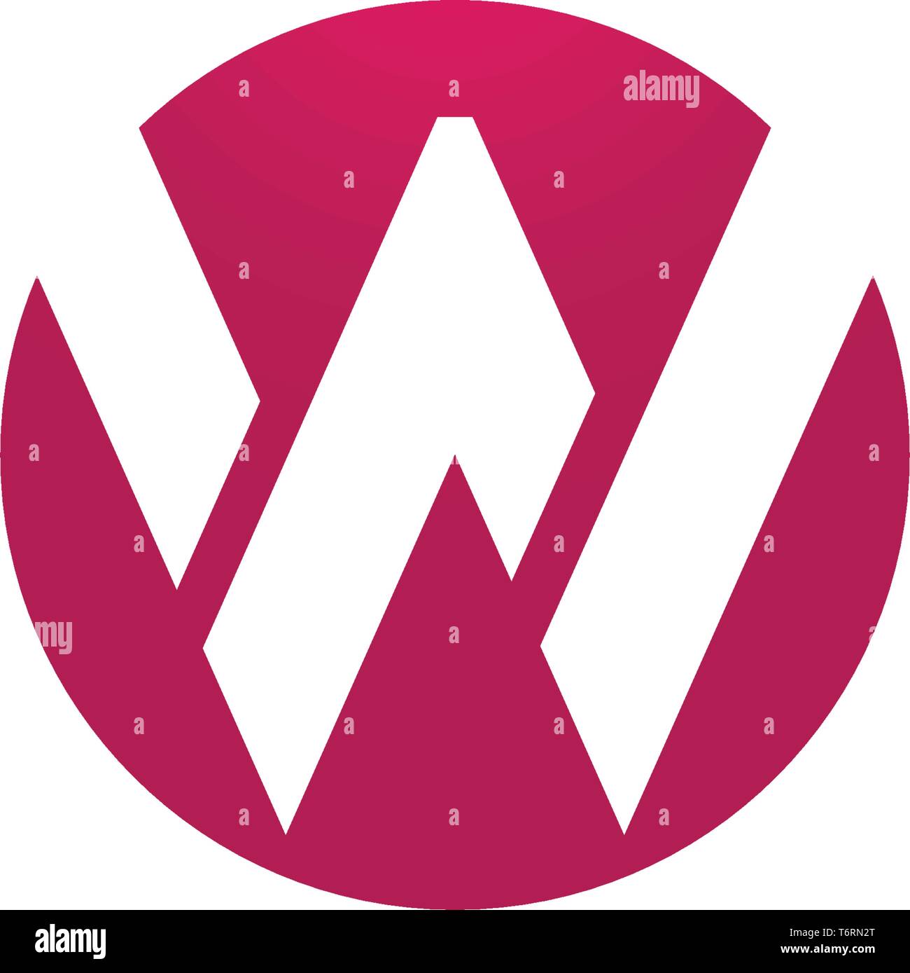 W letters business logo and symbols template Stock Vector Image & Art ...