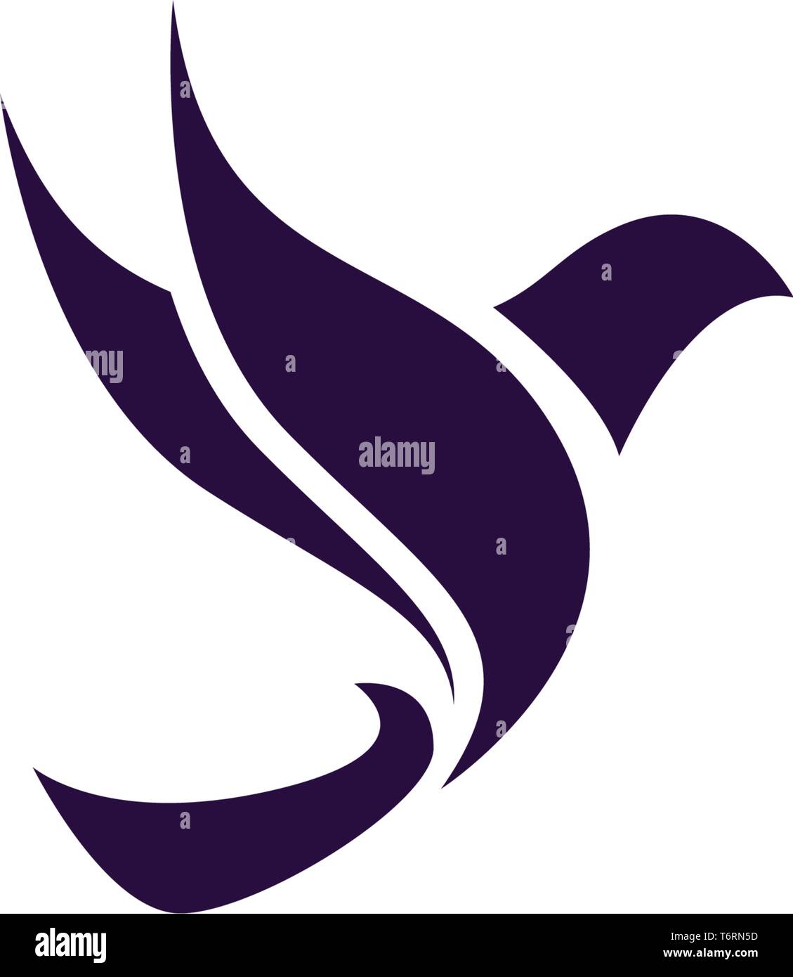 Wings bird sign abstract template icons Stock Vector Image & Art - Alamy