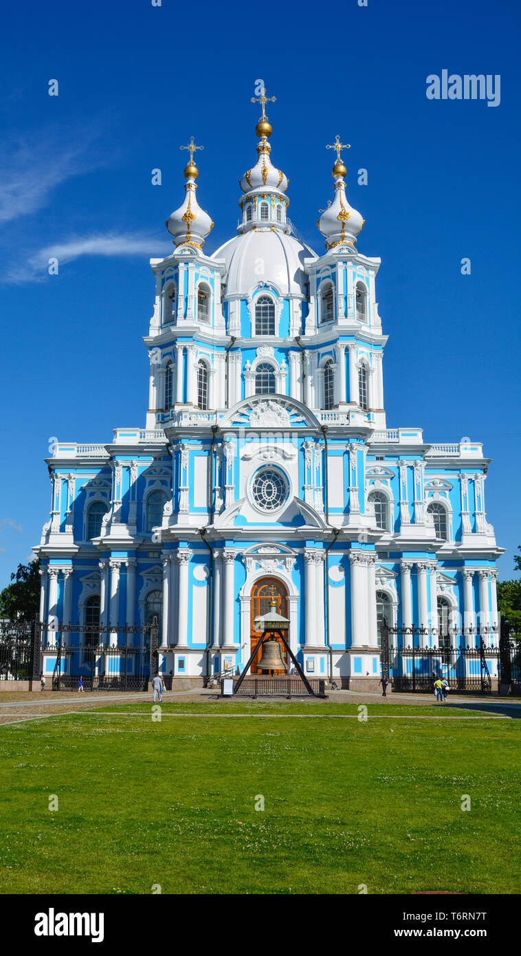 Smolny cathedral hi-res stock photography and images - Alamy
