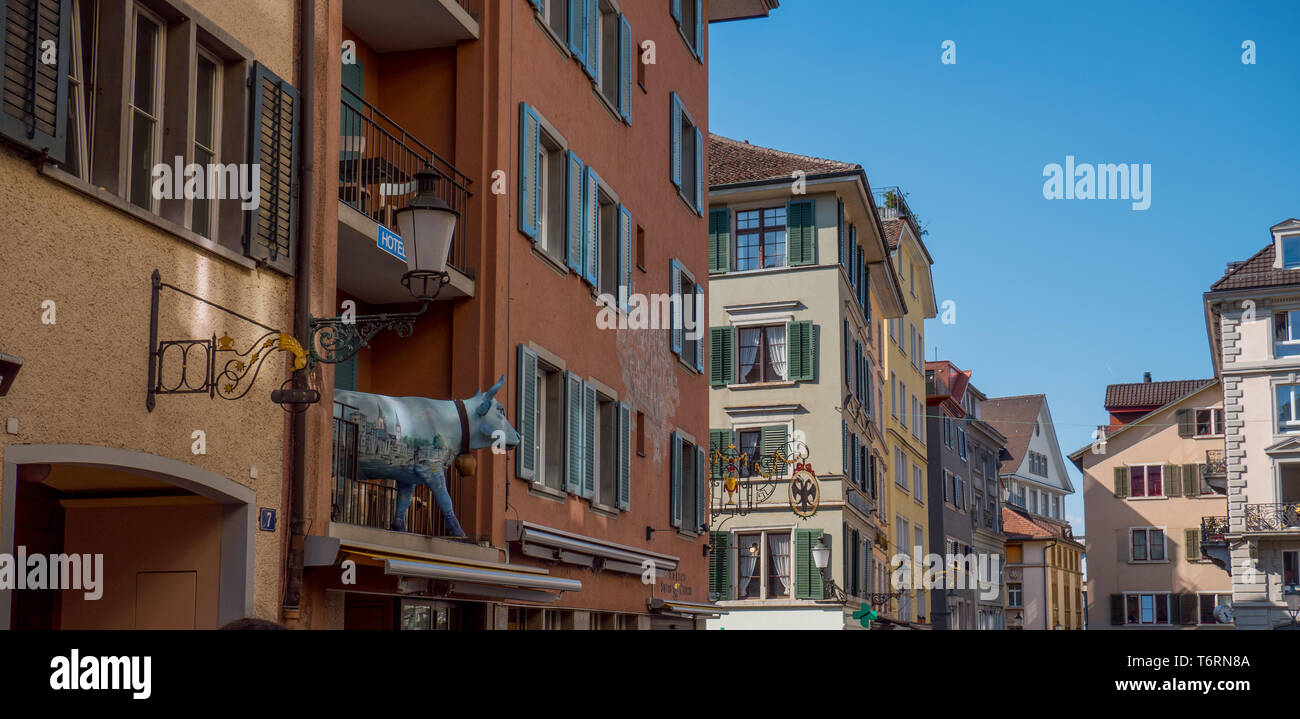 Old streets zurich hi-res stock photography and images - Alamy