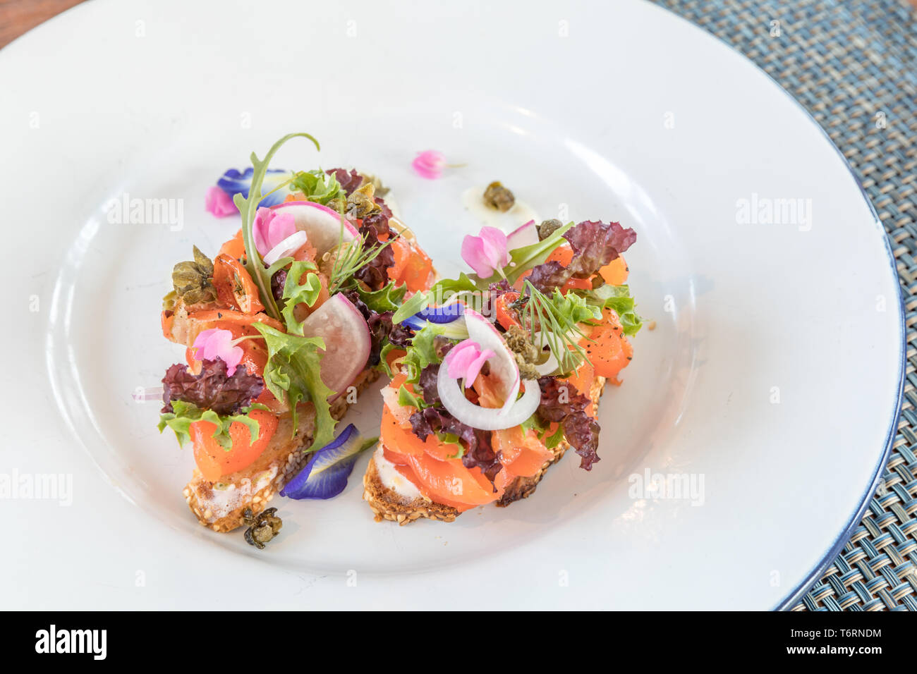 smoked salmon Canape Stock Photo - Alamy smoked salmon Canape Stock Photo - Alamy