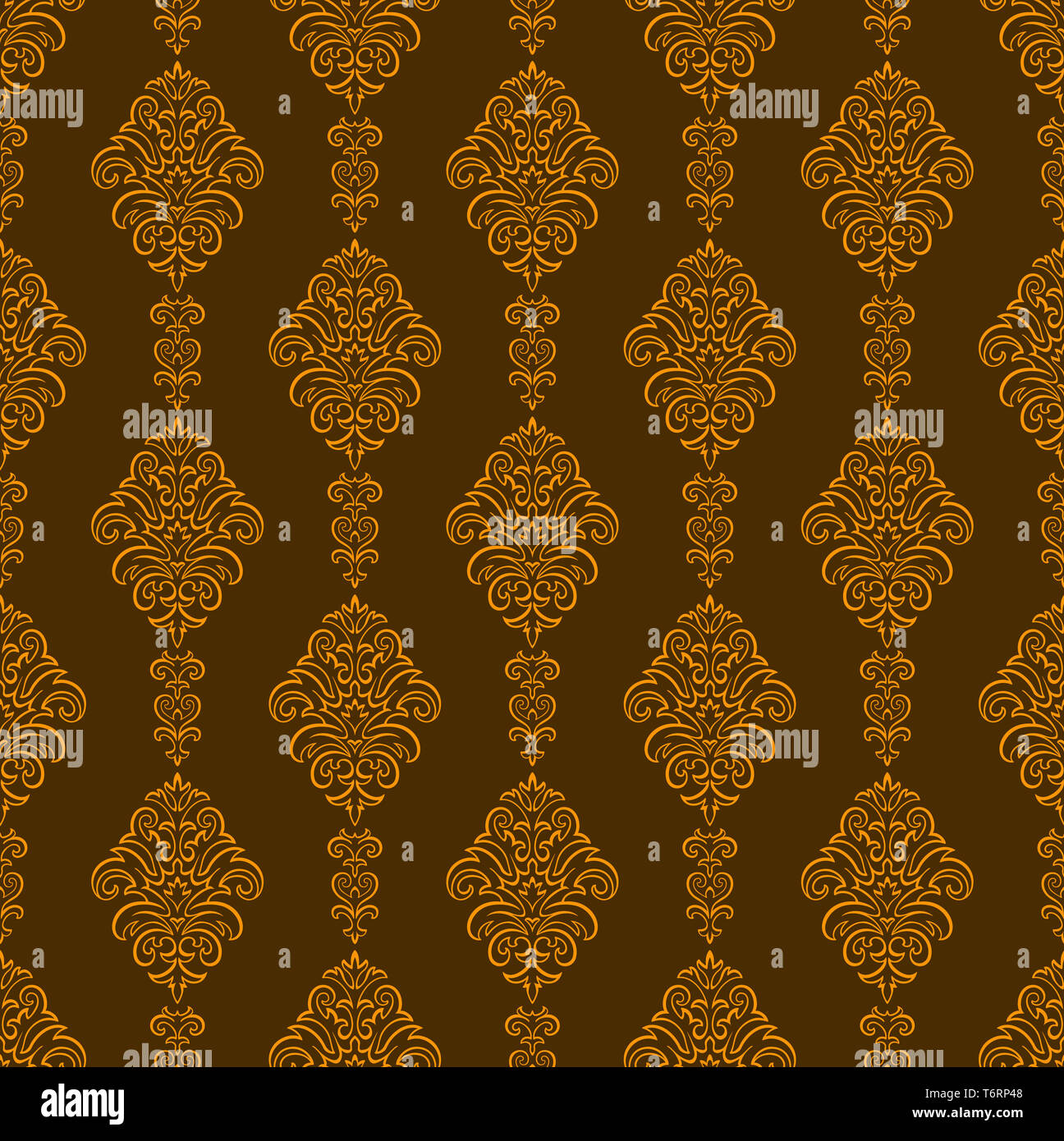 Damask paisley seamless vector hi-res stock photography and images - Alamy