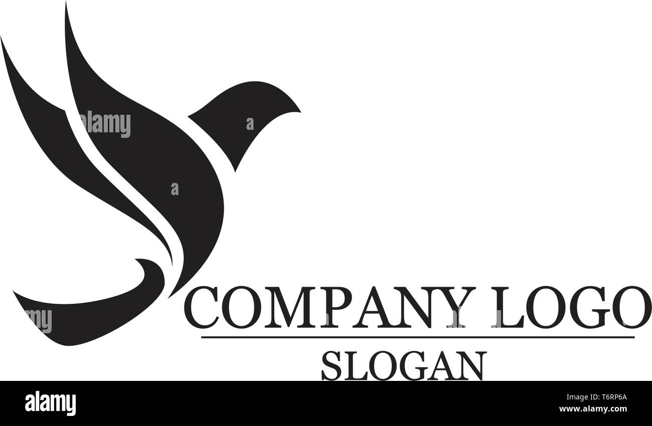 Dove bird logo and symbol Stock Vector Image & Art - Alamy