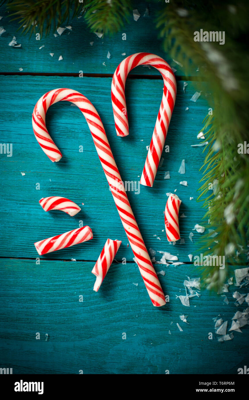 Christmas Candy Canes Stock Photo - Alamy
