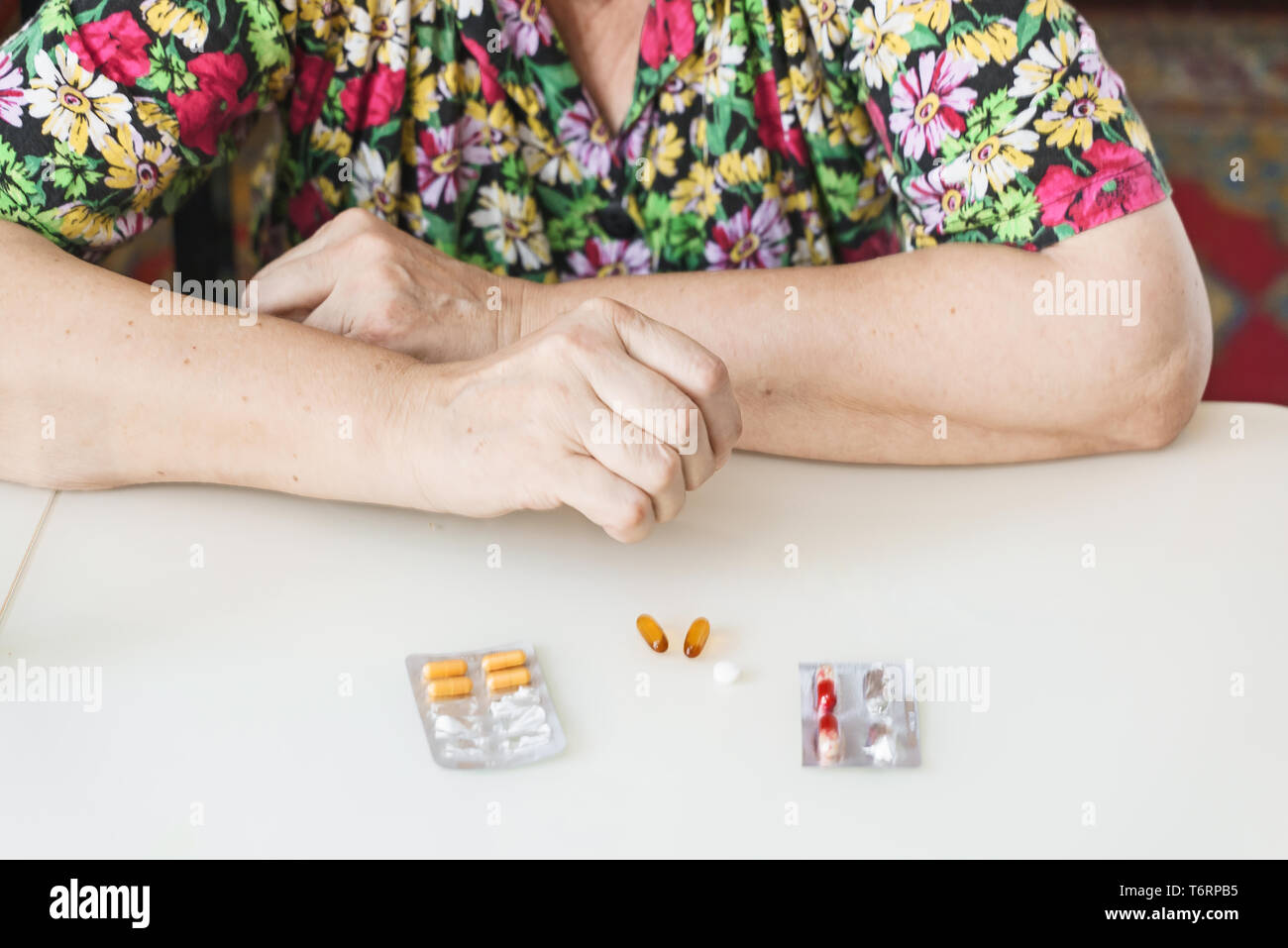 Grandmother, pill, health and the concept of a healthy lifestyle - an ...