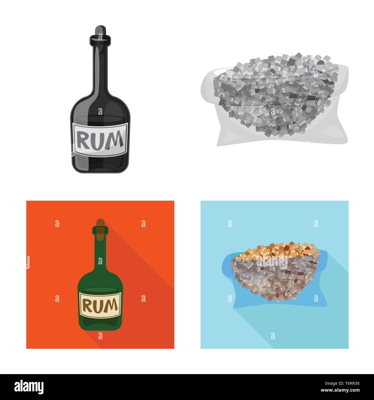 rum,piece,bottle,granulated,alcohol,brown,glass,jaggery,bung,plastic ...