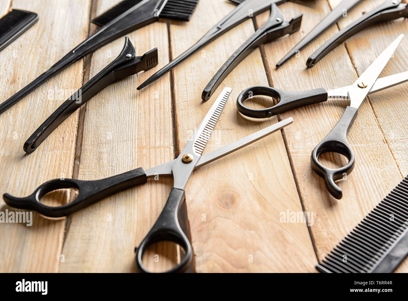 Hairdressers tools hi-res stock photography and images - Alamy