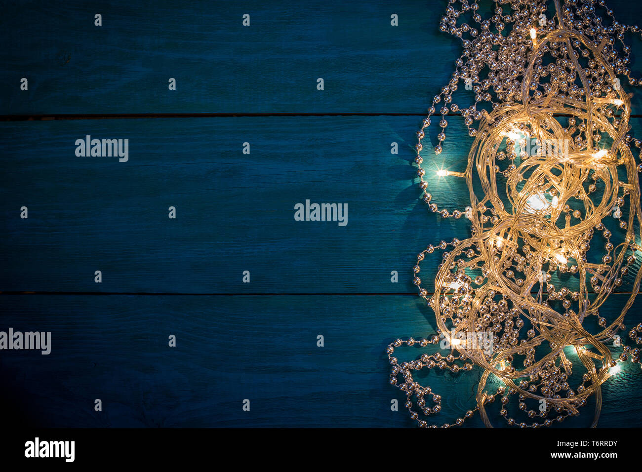 Garland string lights hi-res stock photography and images - Alamy