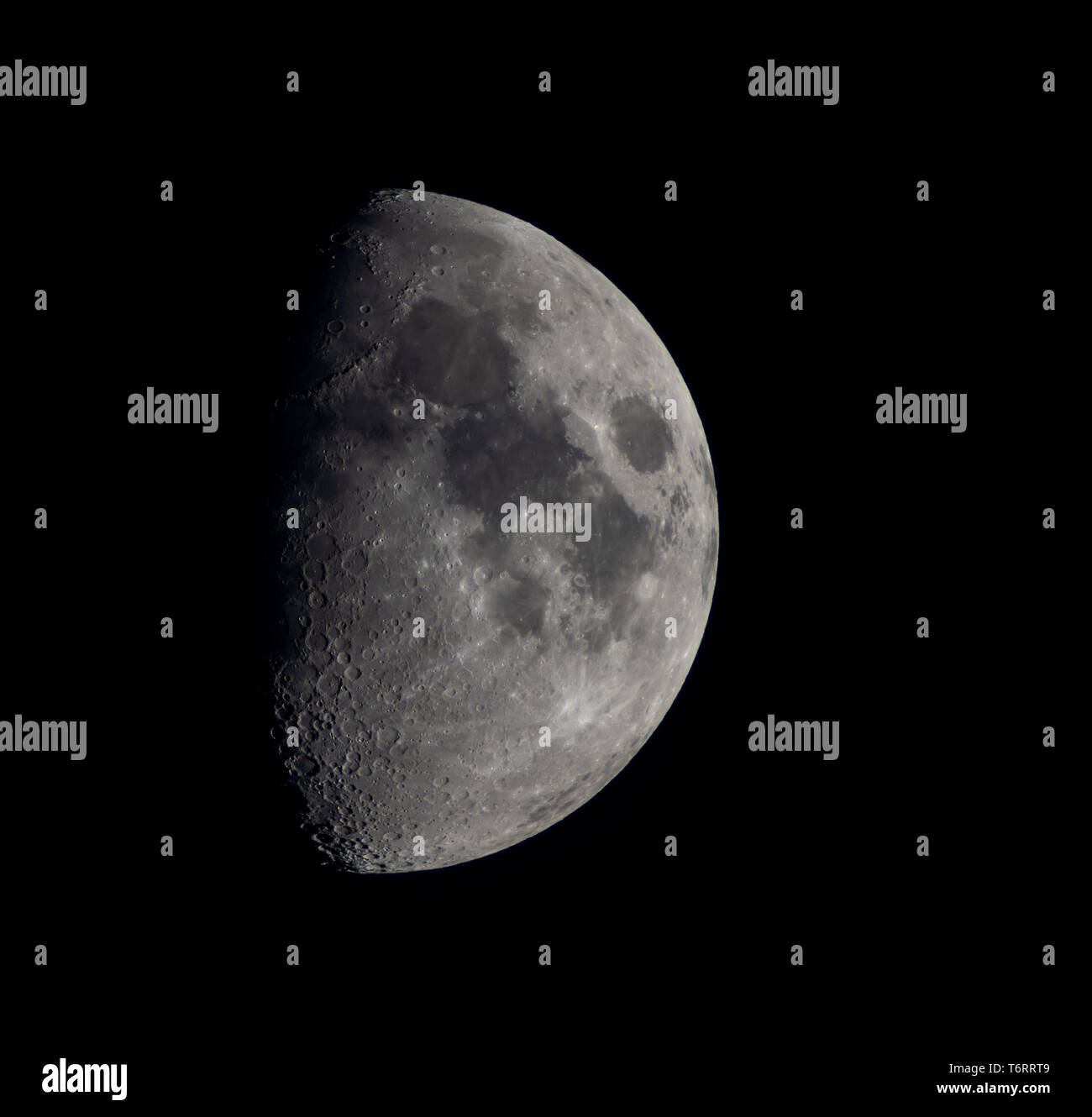 Photo of moon in amateur telescope Stock Photo - Alamy