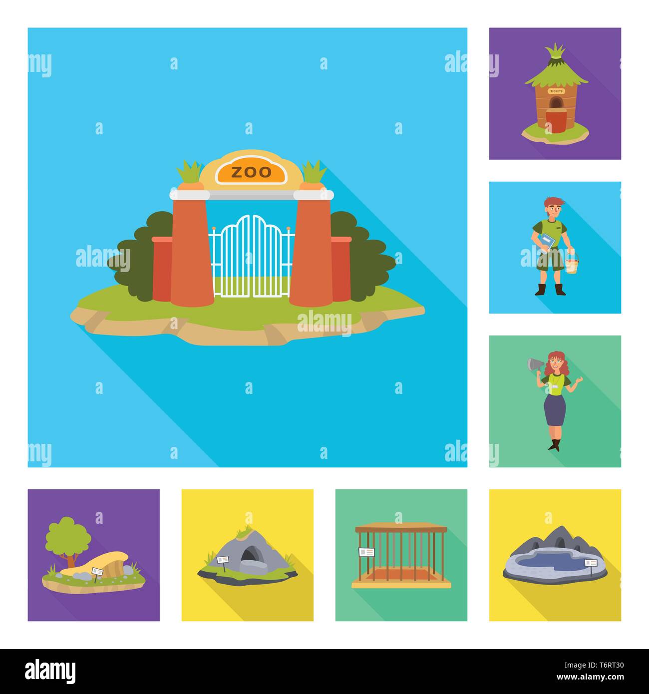 Park guide cell Stock Vector Images - Alamy