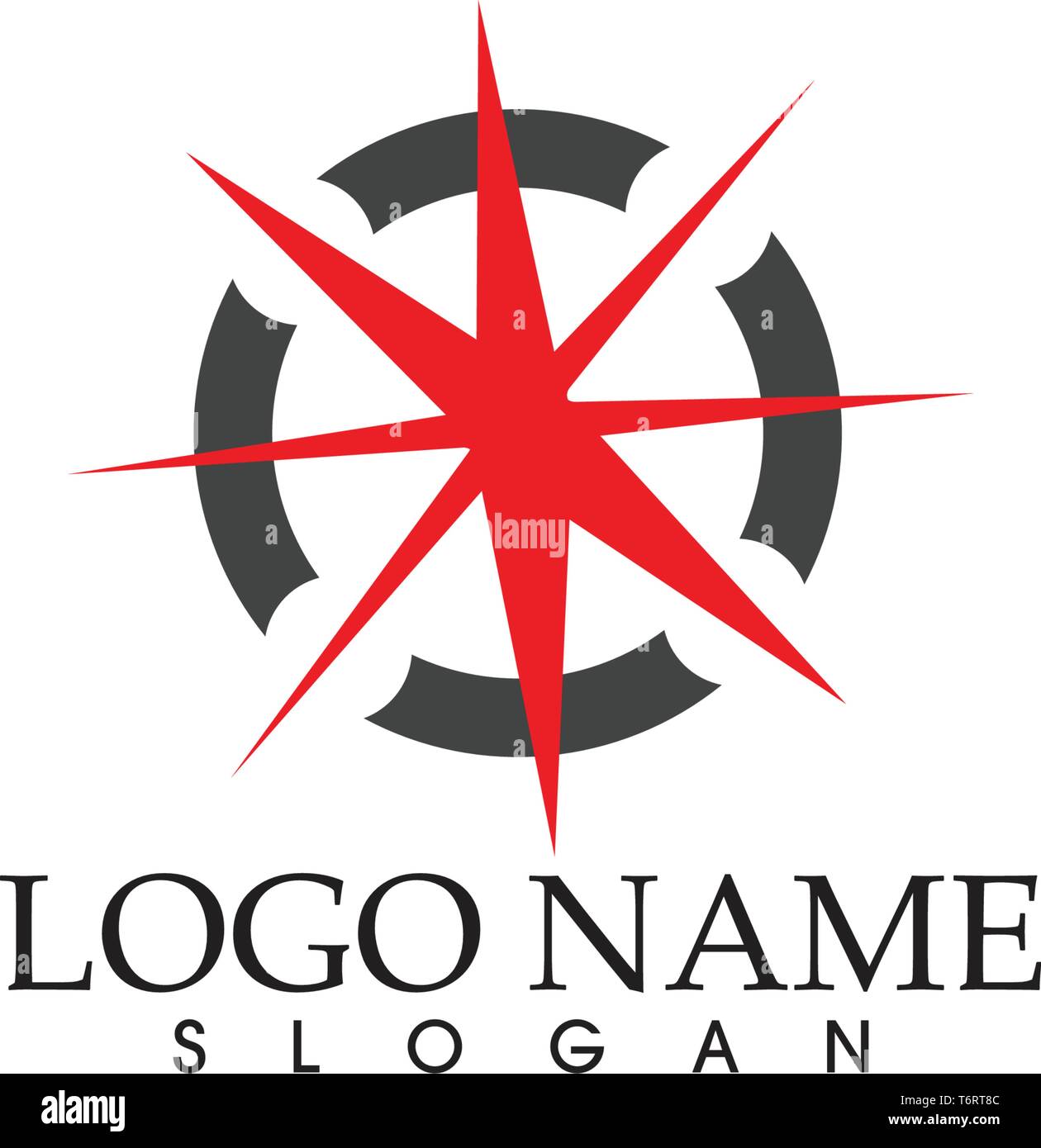 Vector - Compass signs and symbols logo Stock Vector Image & Art - Alamy