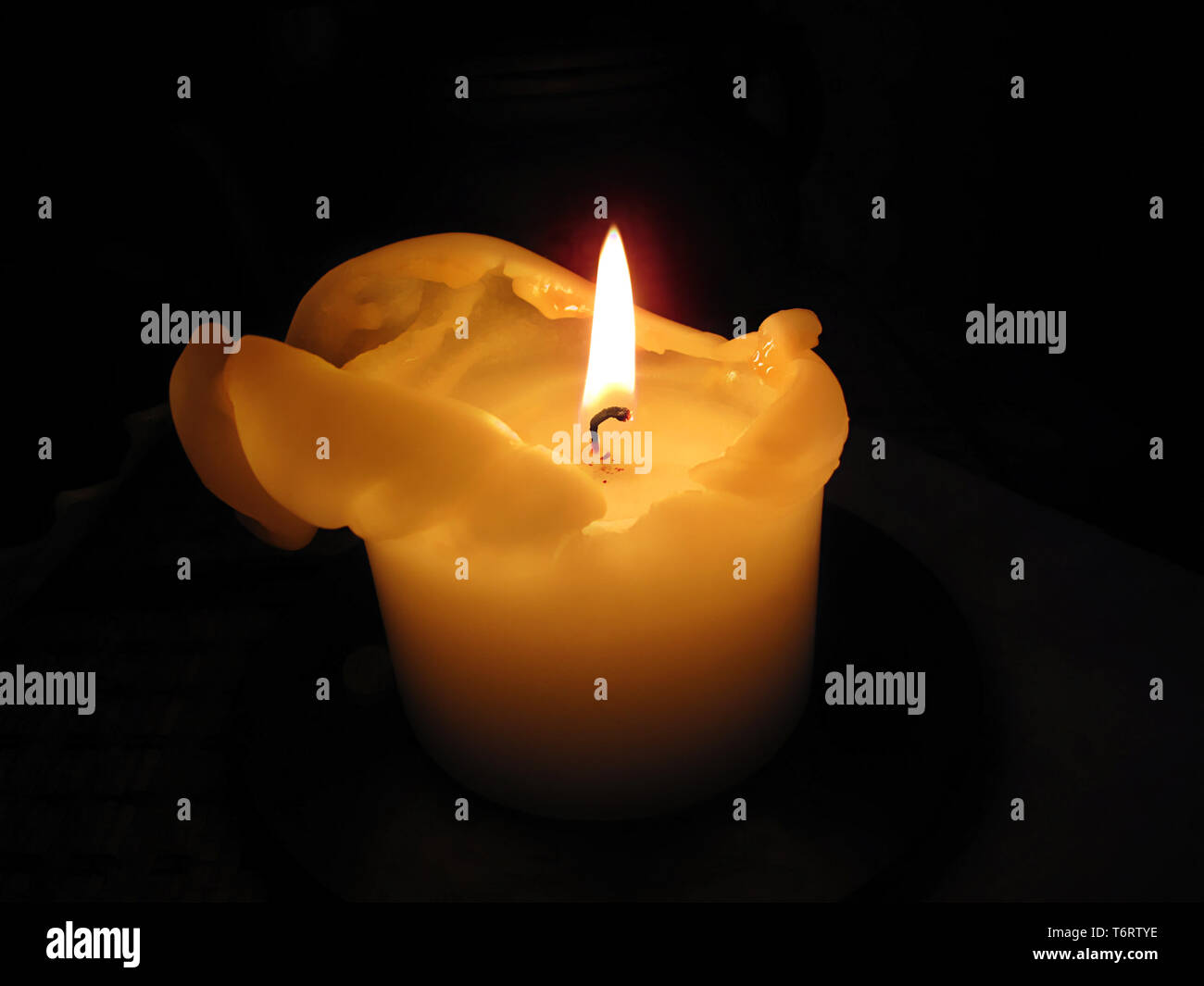 Retro candlelight hi-res stock photography and images - Alamy
