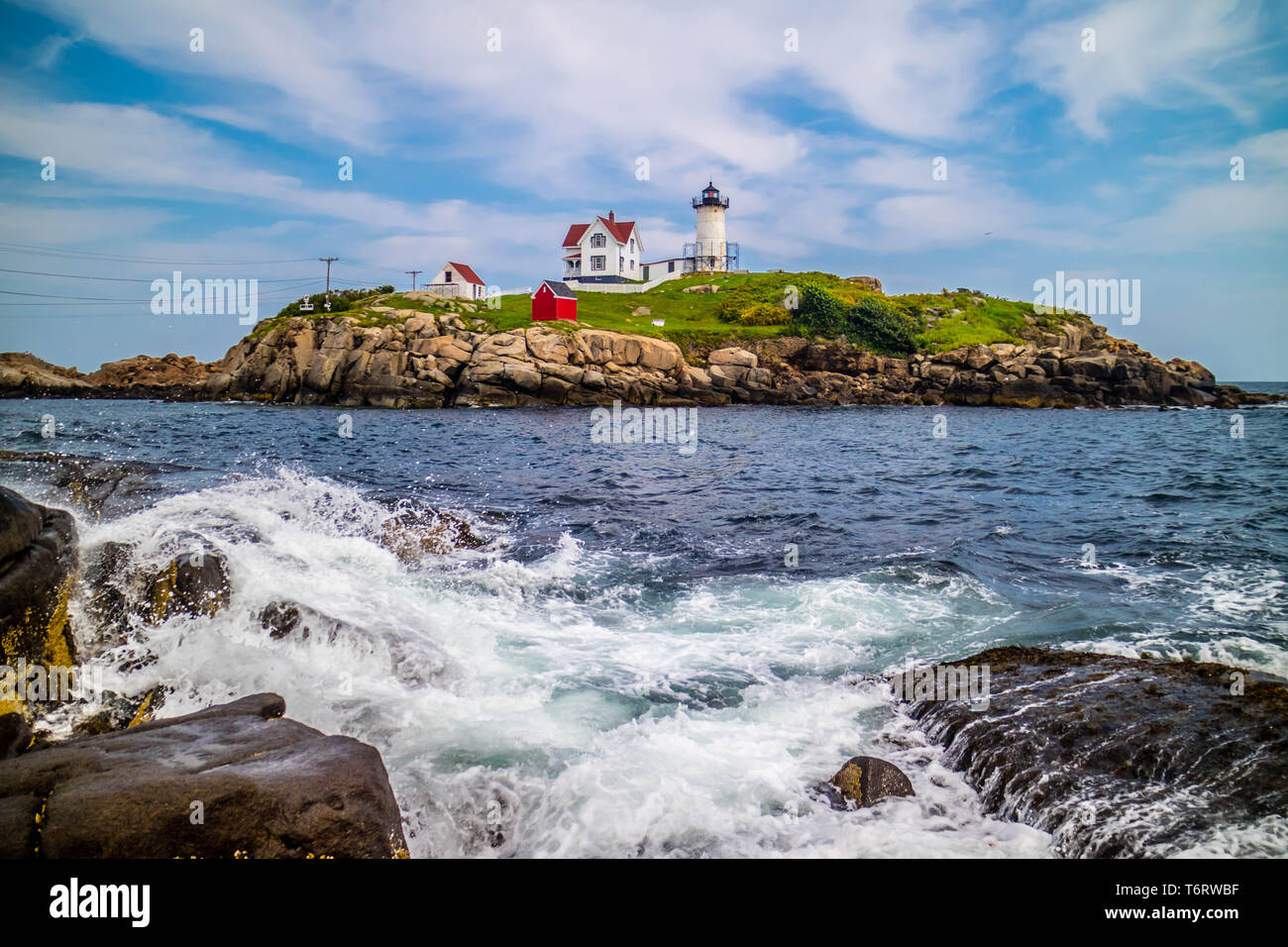 Cape neddick light hi-res stock photography and images - Alamy