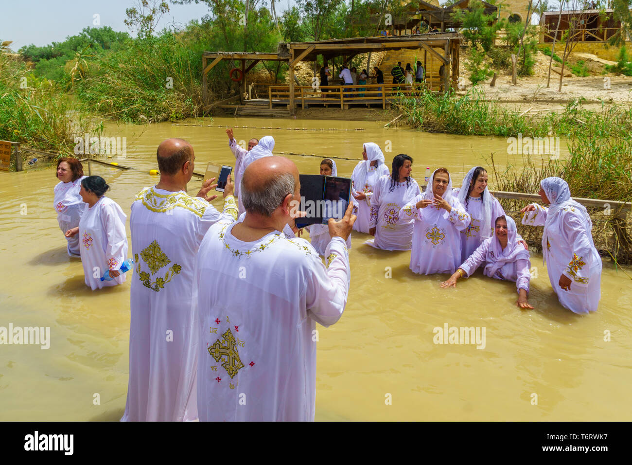 Baptismal site of qasr al yahud hi-res stock photography and images - Alamy