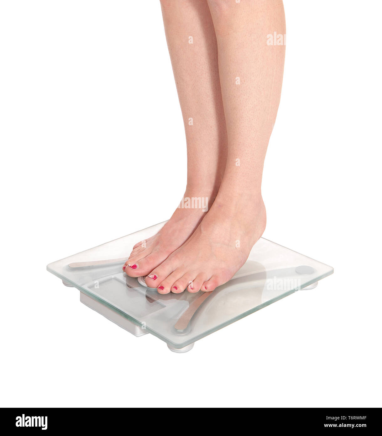 Female feet on a scale hi-res stock photography and images - Alamy