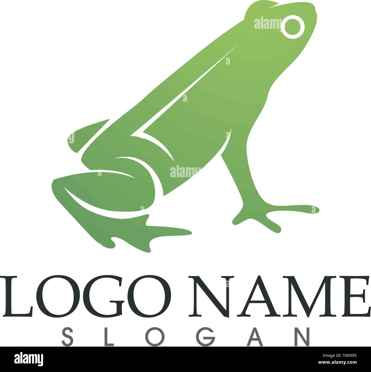 Big green frog Stock Vector Images - Alamy