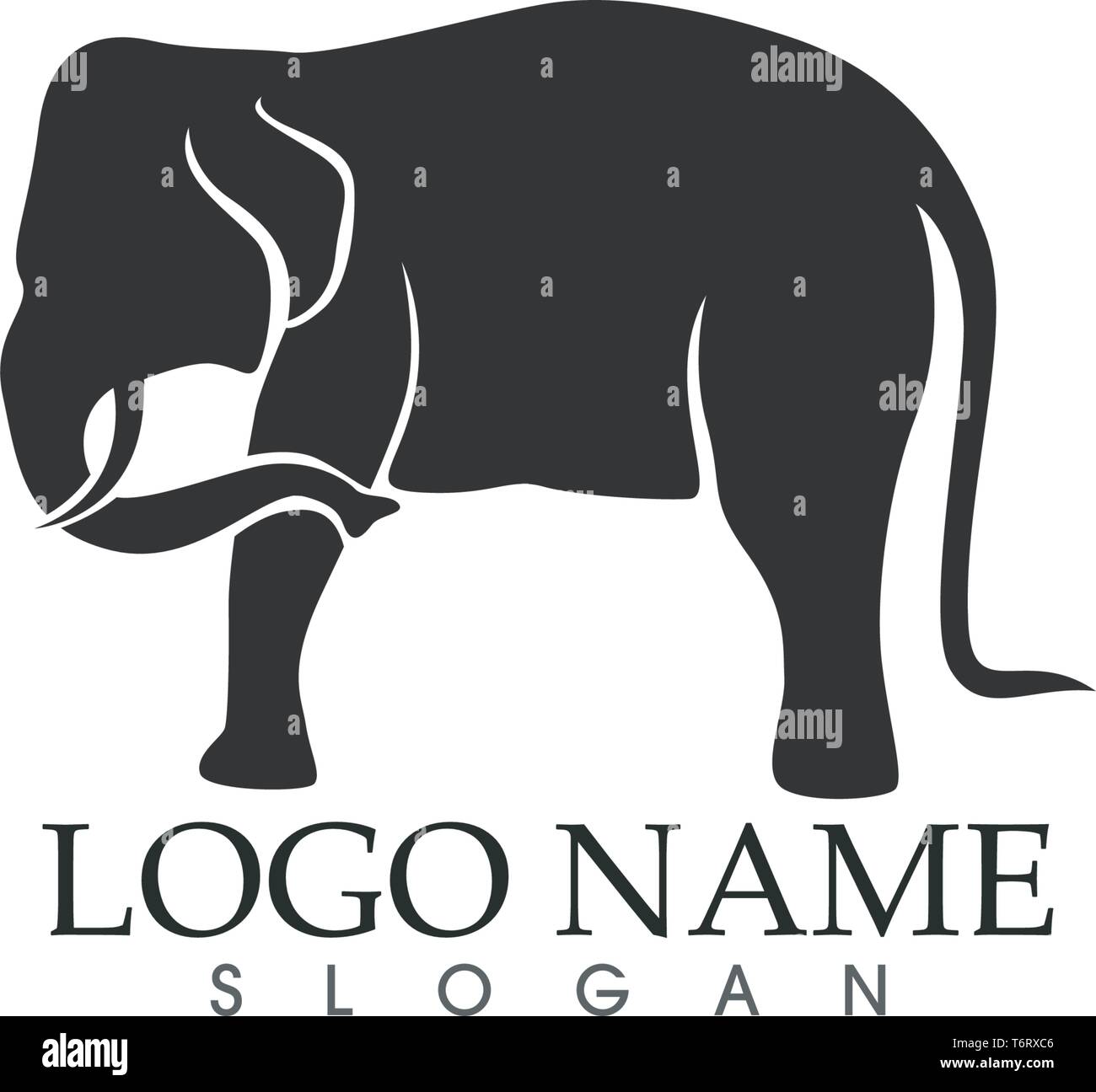 elephant vector logo and symbols template app Stock Vector Image & Art ...