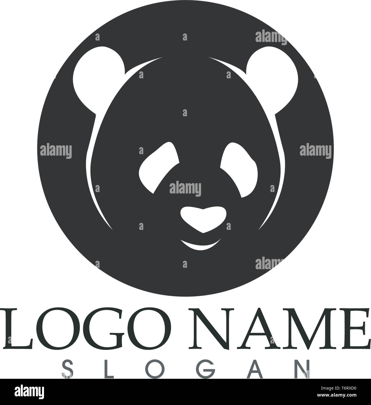Panda logo and symbols template icons app Stock Vector Image & Art - Alamy