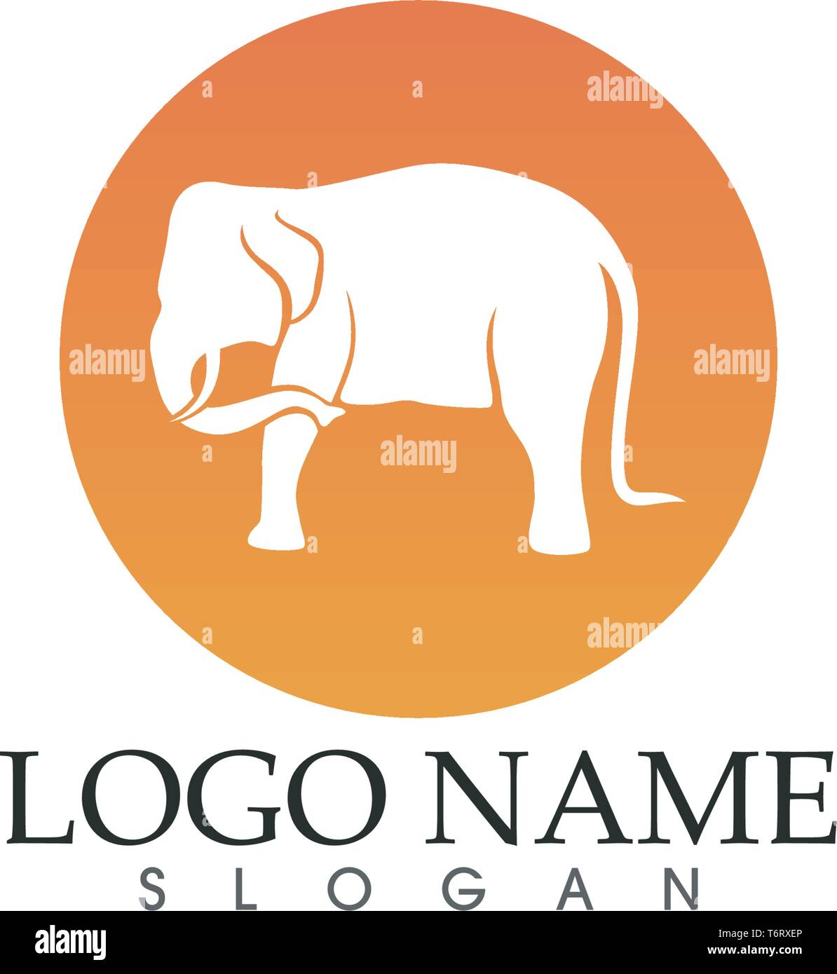 elephant vector logo and symbols template app Stock Vector Image & Art ...