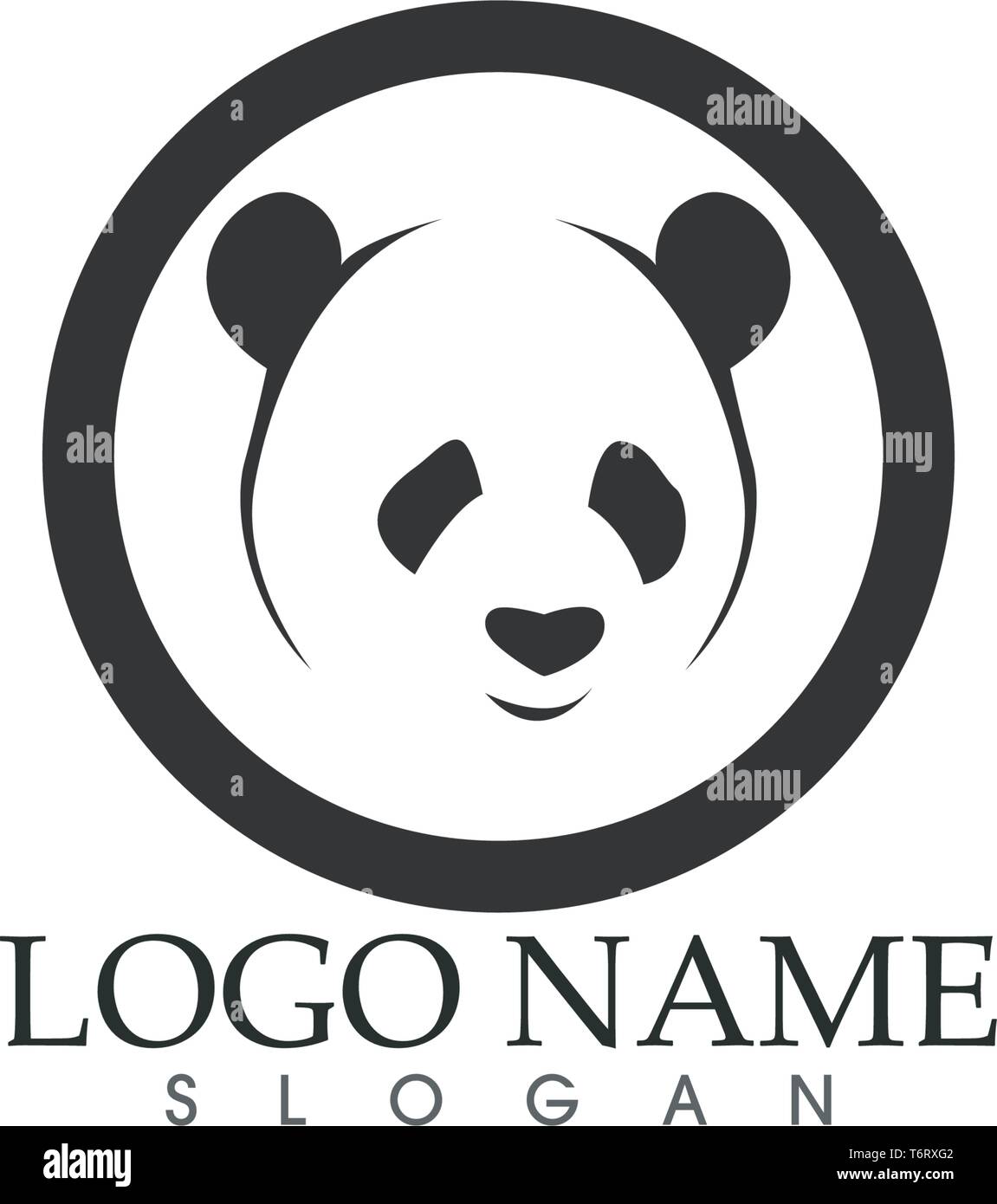 Panda logo and symbols template icons app Stock Vector Image & Art - Alamy