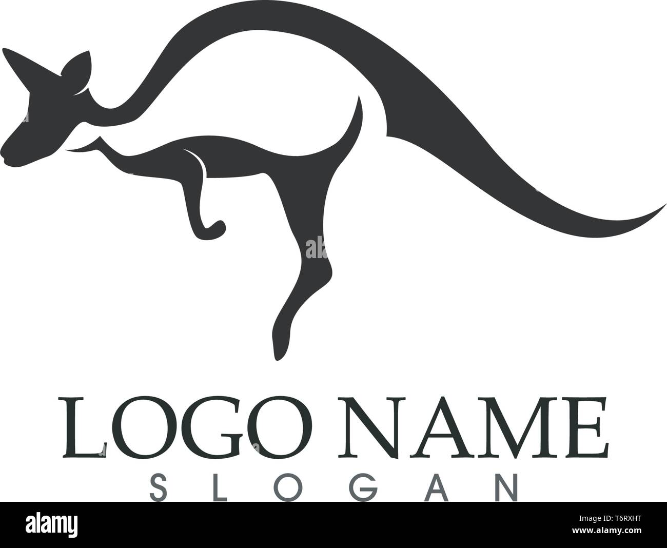 Kangaroo Icon Vector Stock Vector Image & Art - Alamy
