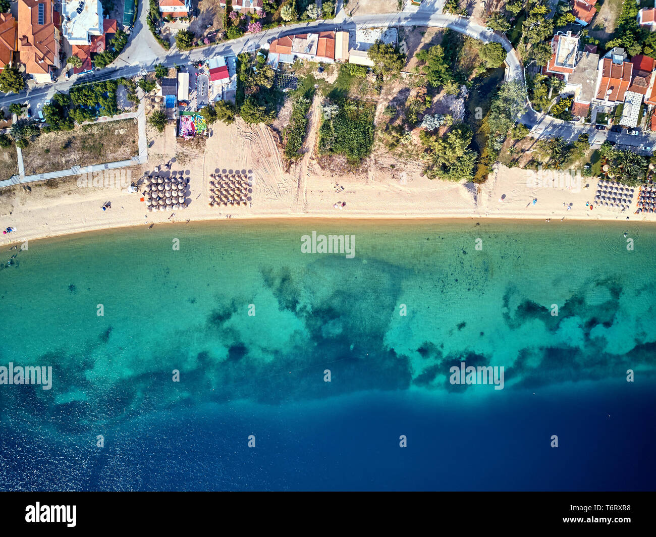 Beautiful beach top aerial hi-res stock photography and images - Alamy