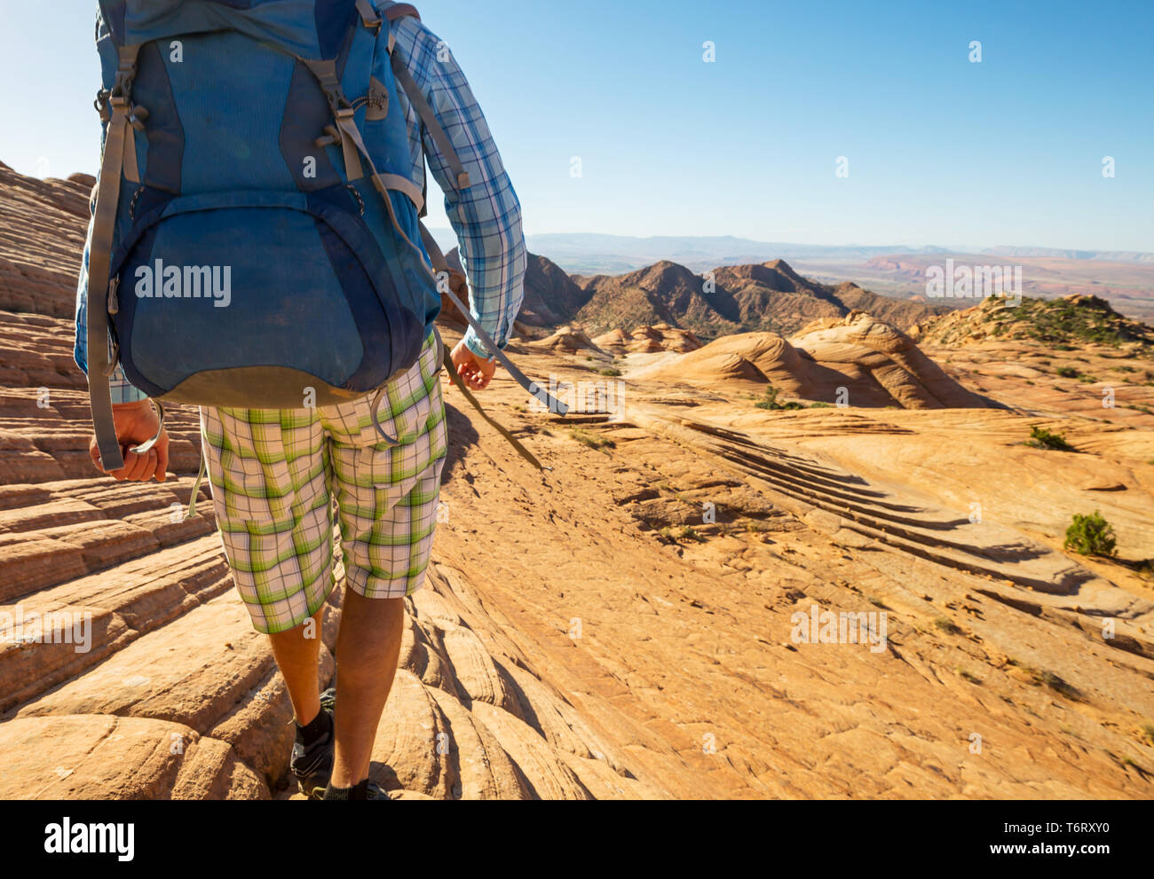 Hike in Utah Stock Photo - Alamy