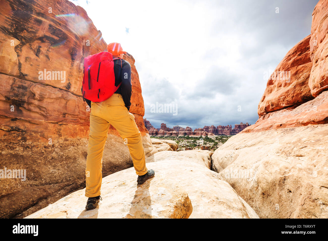 Hike in Utah Stock Photo - Alamy