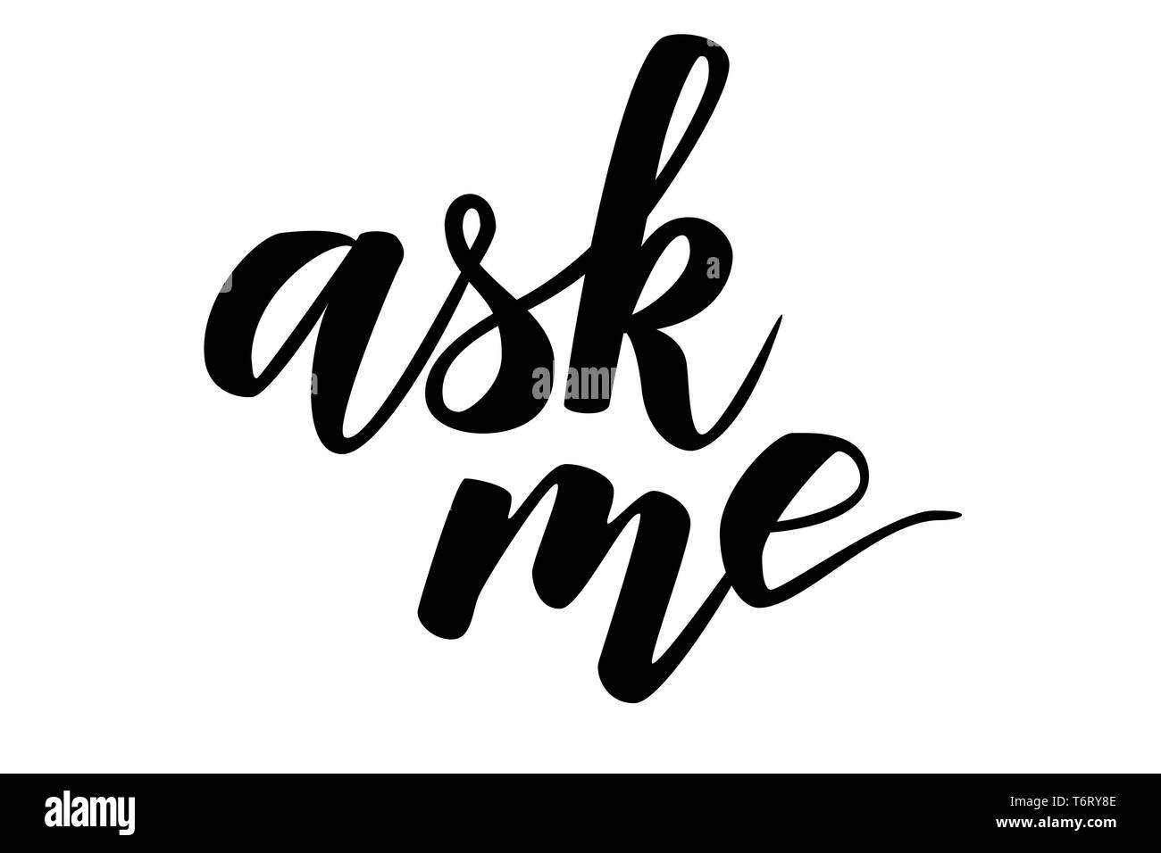 Ask for Black and White Stock Photos & Images - Alamy