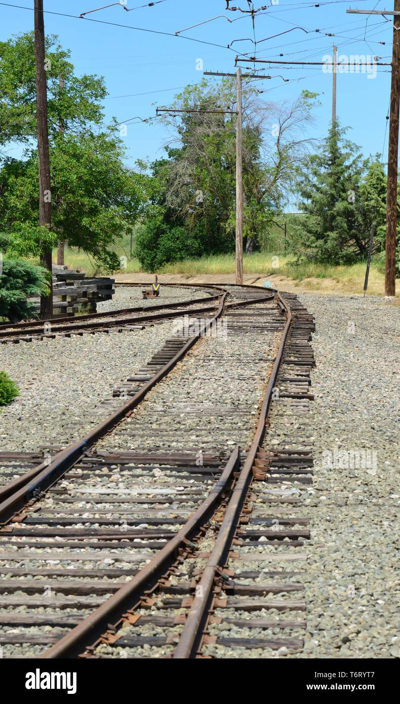 Looking down old railroad tracks hi-res stock photography and images ...